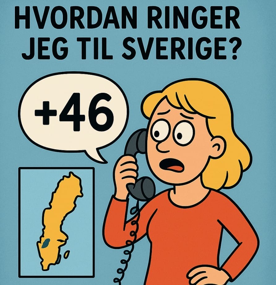 Ring til Sverige: Find landekode og ring billigt
